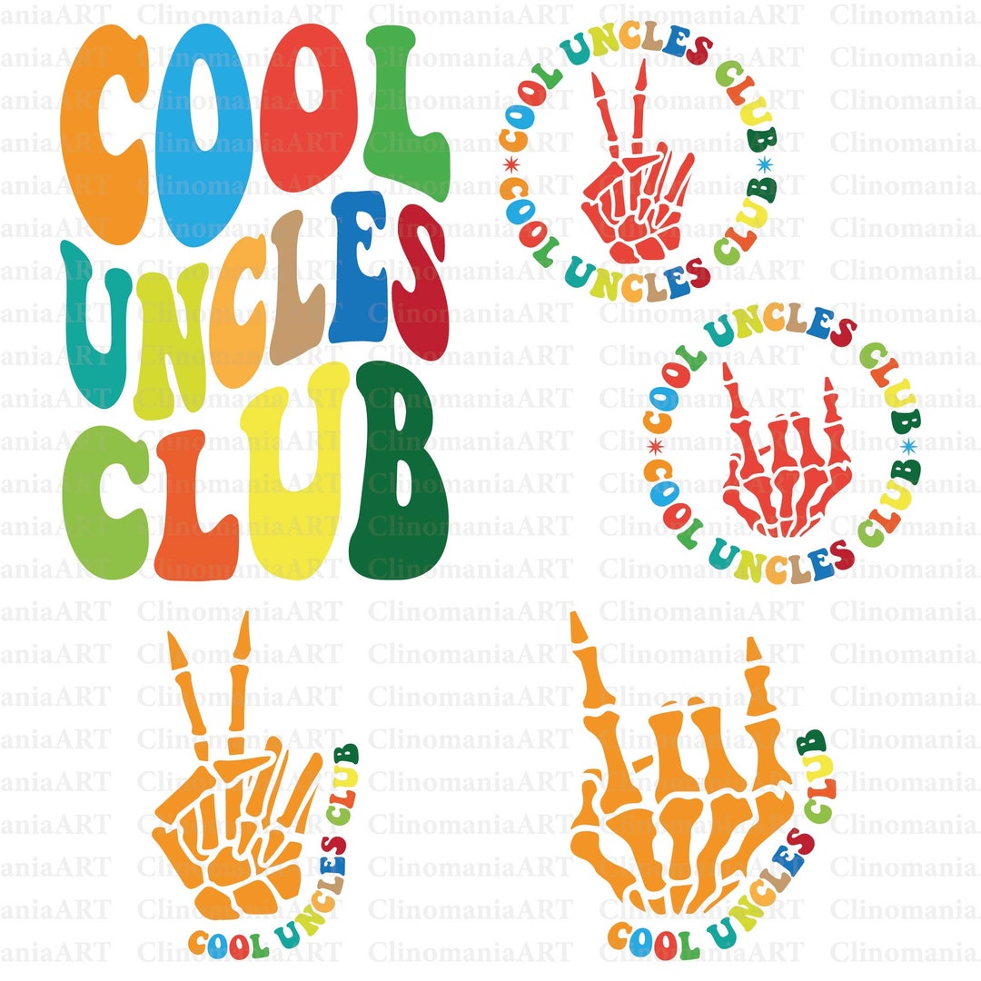Cool Uncles Club Svg, Uncle to Be Svg, Trendy Uncles Svg, Uncle ...