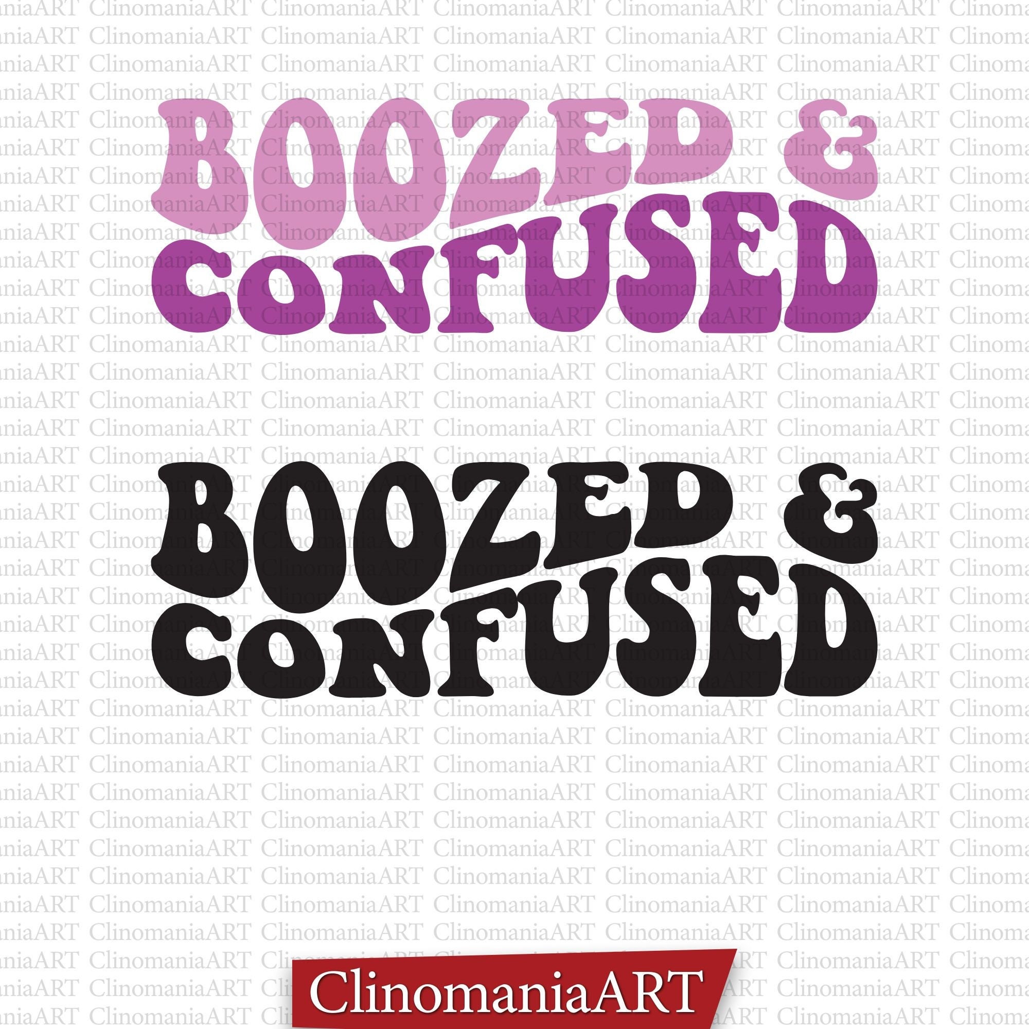 Boozed and Confused Svg Bridal Party Svg Bachelorette Party - Etsy
