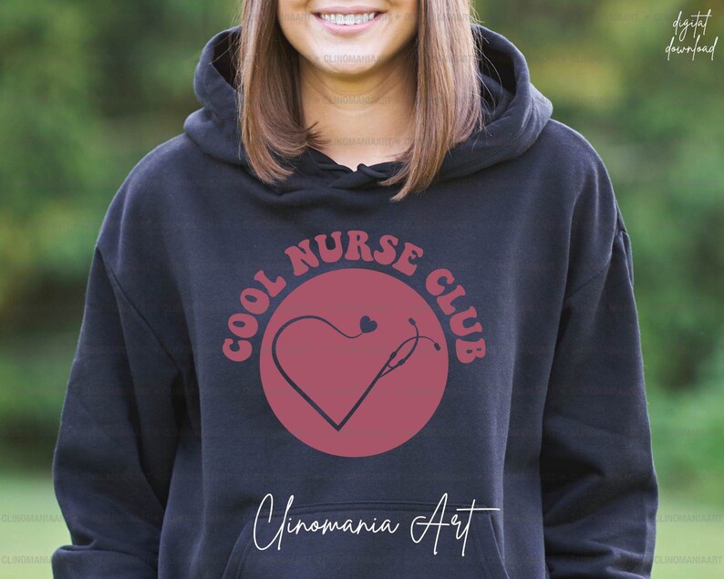 Cool Nurse Club Svg, Nurse Shirt Svg, Nursing Svg, Nurse Life Svg, New ...