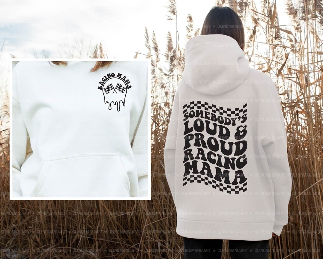 Somebody's Loud Proud Racing Mama Svg, Melting Racing Svg, Racing Fan ...