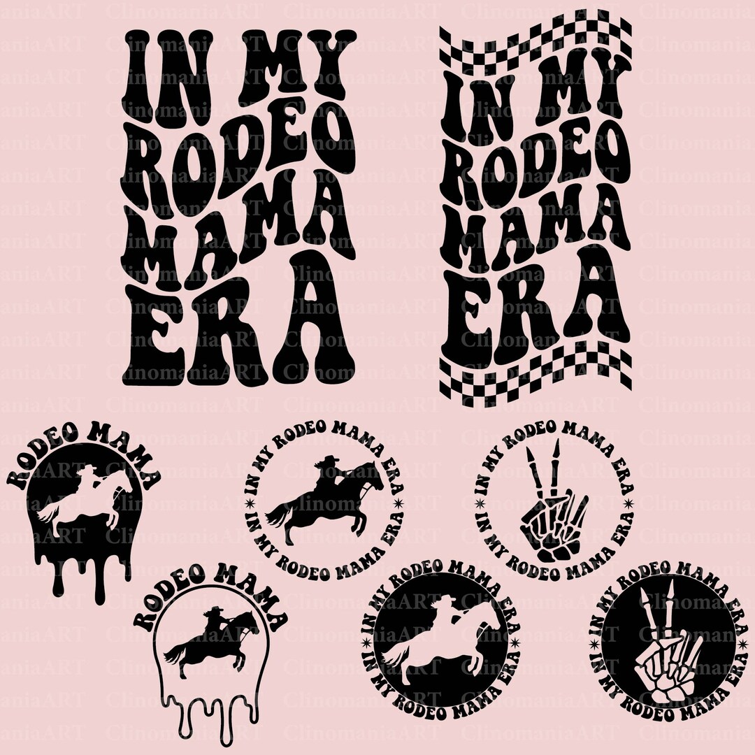In My Rodeo Mama Svg, Rodeo Mama Png, Rodeo Mom Svg, Country Svg, Rodeo ...