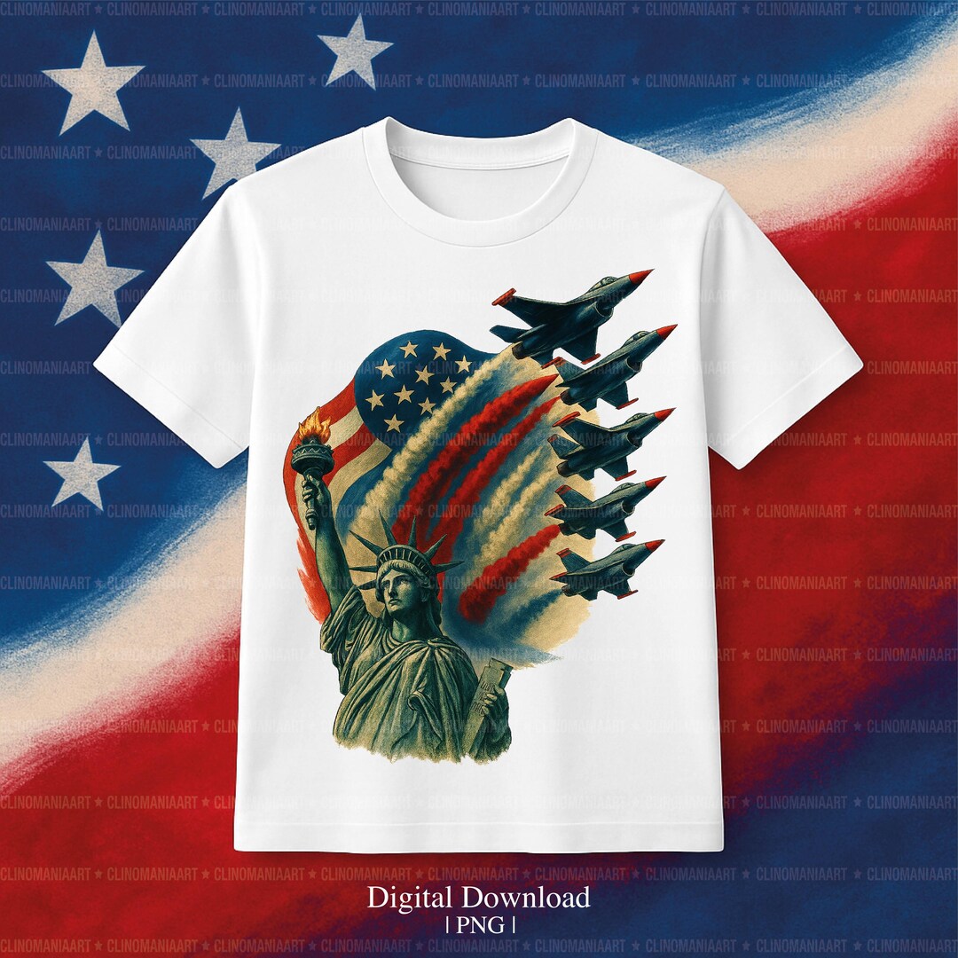 Fighter Jets 4th of July Png, American Flag Png, Patriotic Red White ...