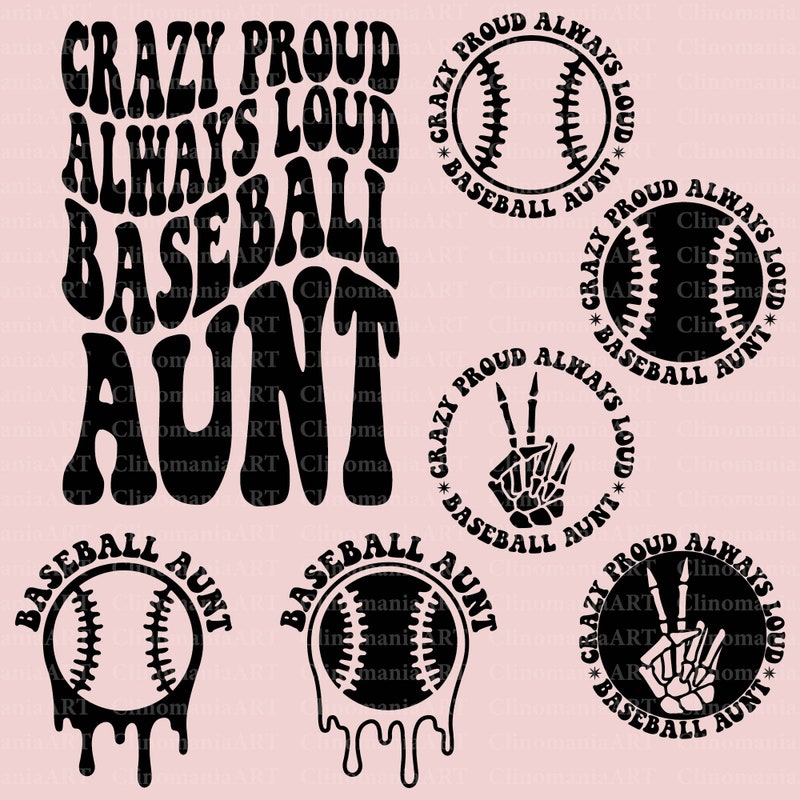 Aunt Baseball Loud - Etsy