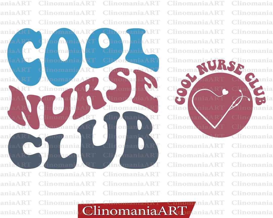 Cool Nurse Club Svg, Nurse Shirt Svg, Nursing Svg, Nurse Life Svg, New ...