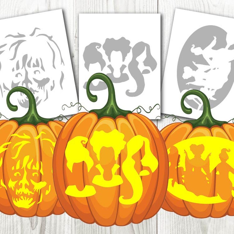 Pumpkin Carving Stencil - Etsy