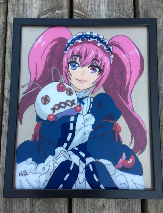 Anime Manga Glass Painting Custom - Etsy