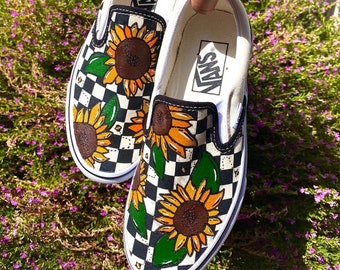 Hand Painted Vans - Etsy