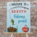 Fishing Birthday Party Welcome Sign Template, the Big One Sign, O-fish ...