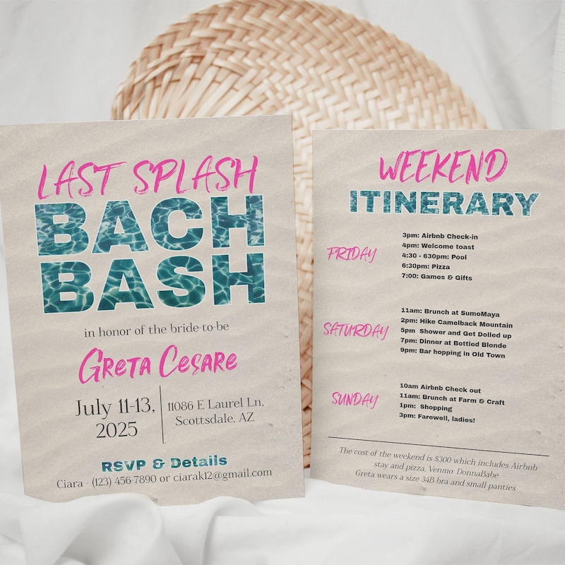 Last Splash Bash Svg - Etsy