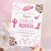 Girl First Rodeo Birthday Invitation Template, 1st Rodeo Birthday ...