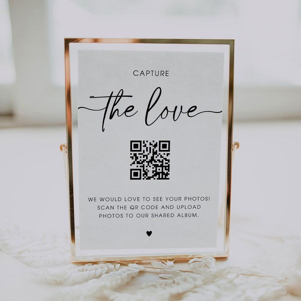 Qr Code Sign Template 4x6 - Etsy