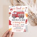 Firetruck Birthday Invitation Template for Boy Birthday Party ...