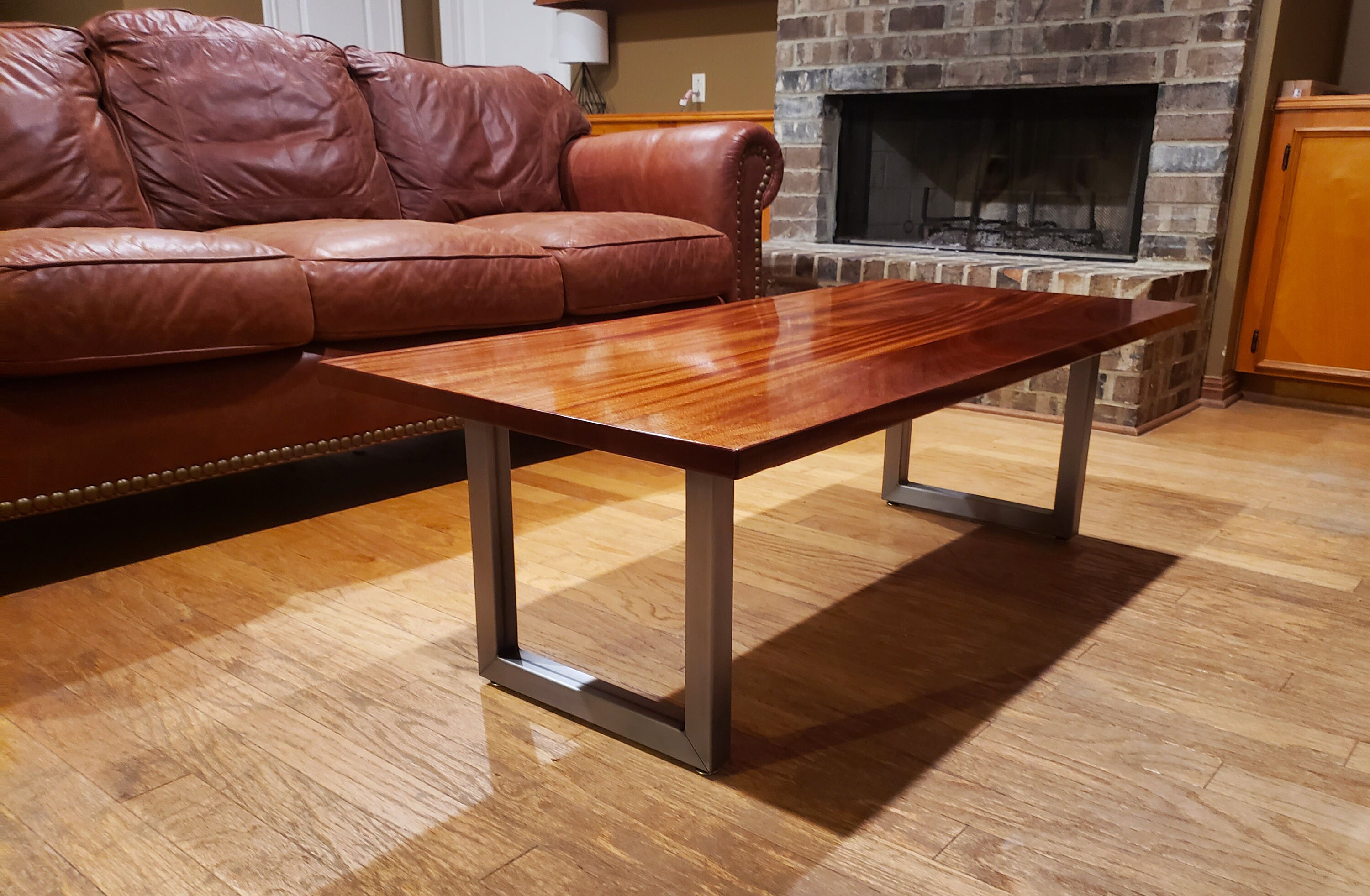 Solid Mahogany Coffee Table - Etsy