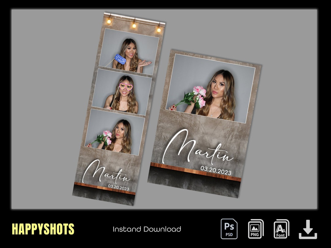 2x6 Photo Booth Template. - Etsy