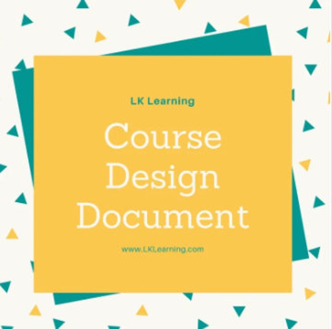 Course Design Document - Etsy