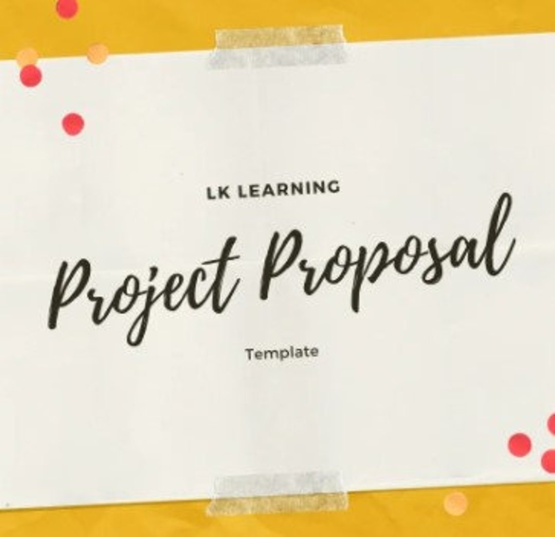 Project Proposal Template - Etsy