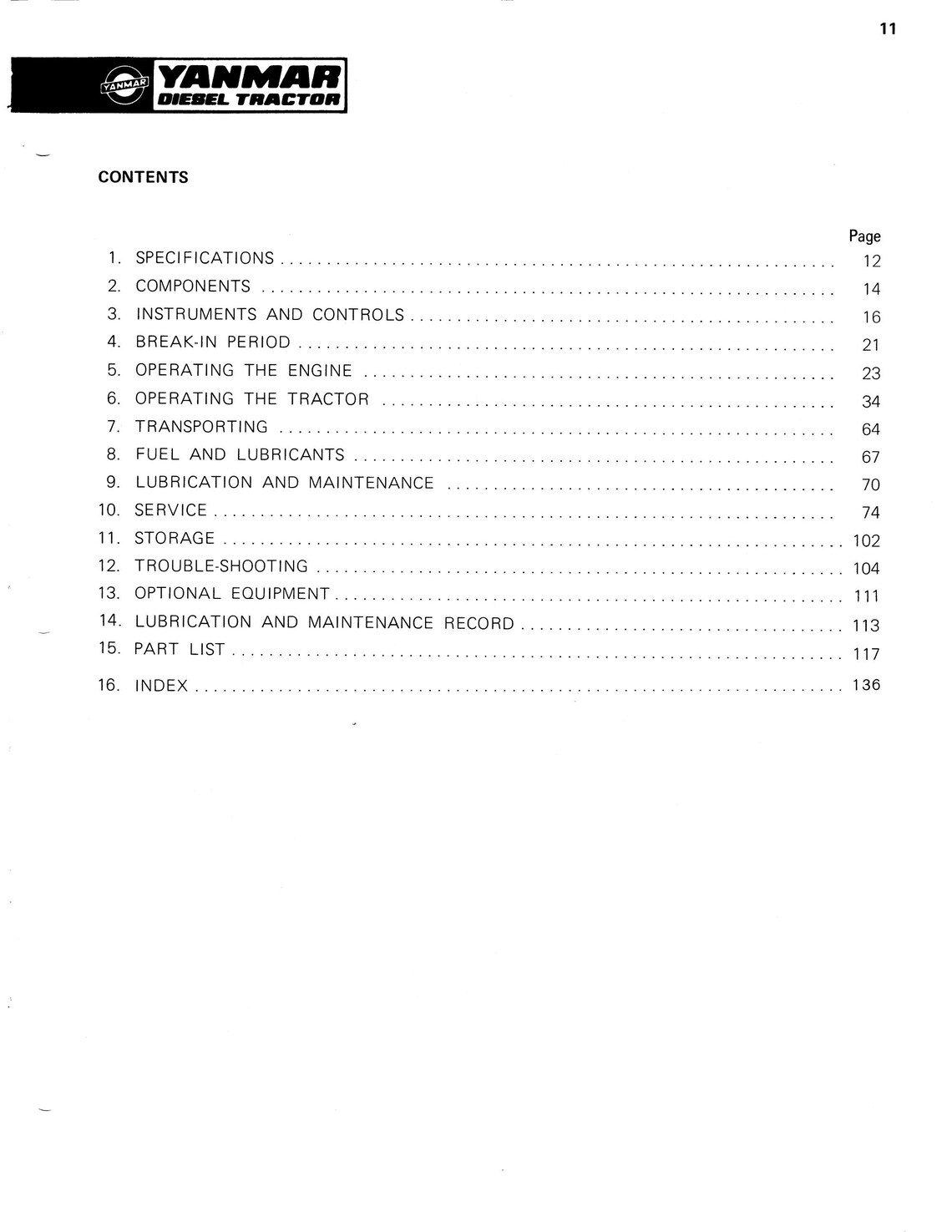 Yanmar Tractor Operation Manual YM 140, YM140D, YM147 and YM147D - Etsy