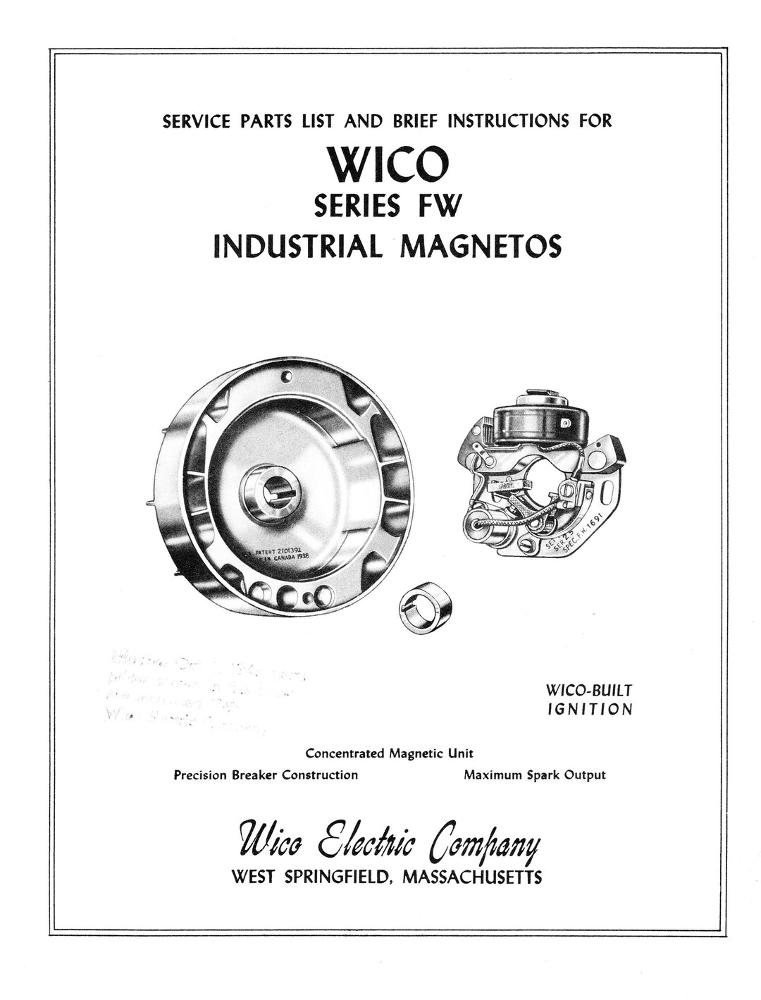Wico Series FW Industrial Magnetos - Etsy
