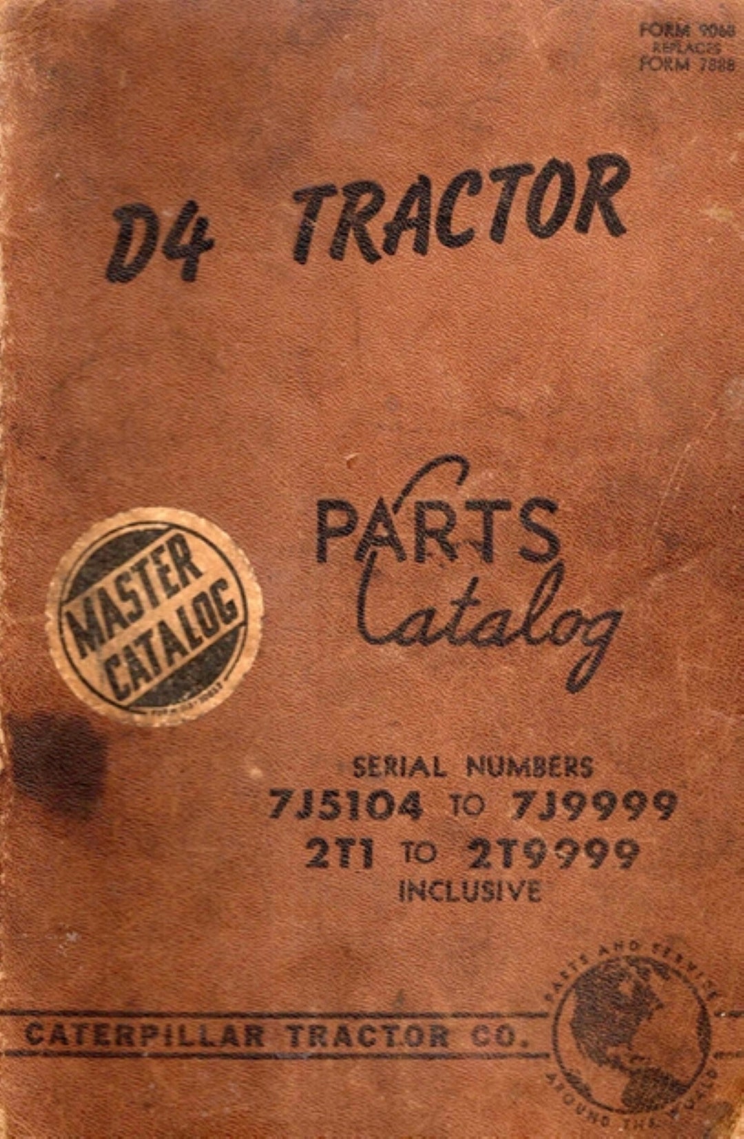 Caterpillar D4 Tractor Parts Catalog - Etsy