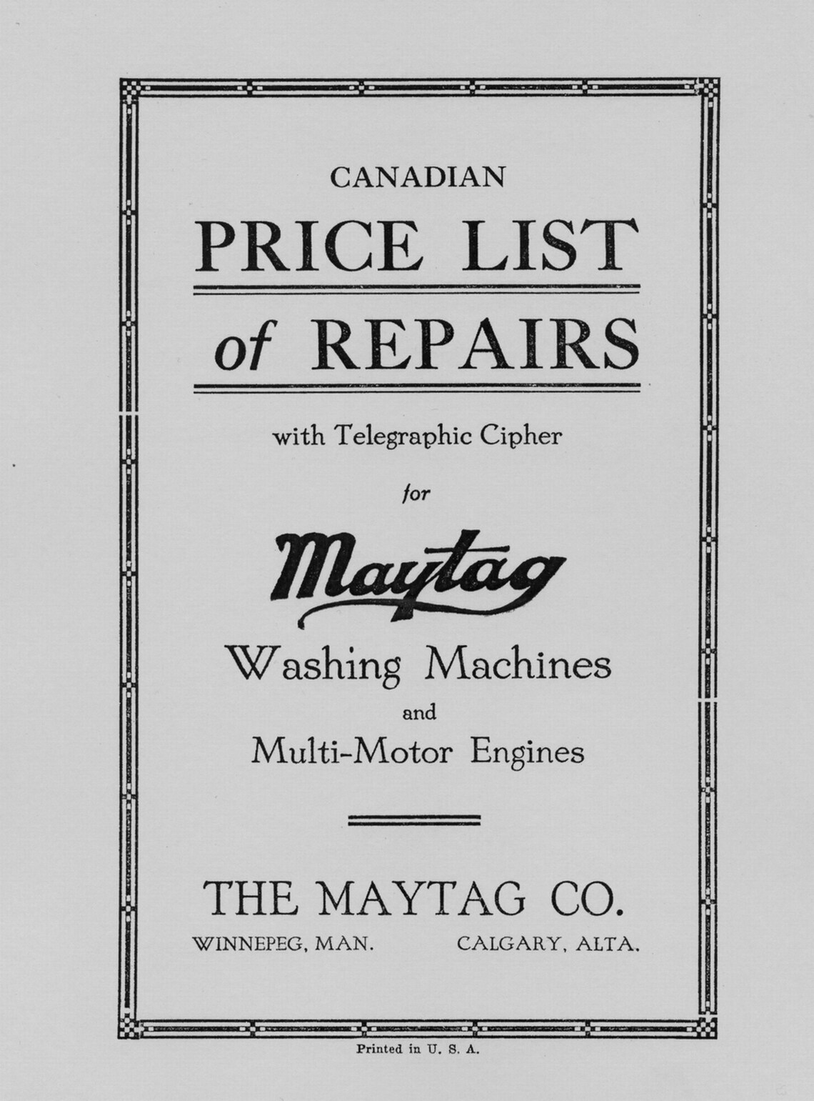 MAYTAG Multi-motor Engine & Washing Machine Parts List - Etsy