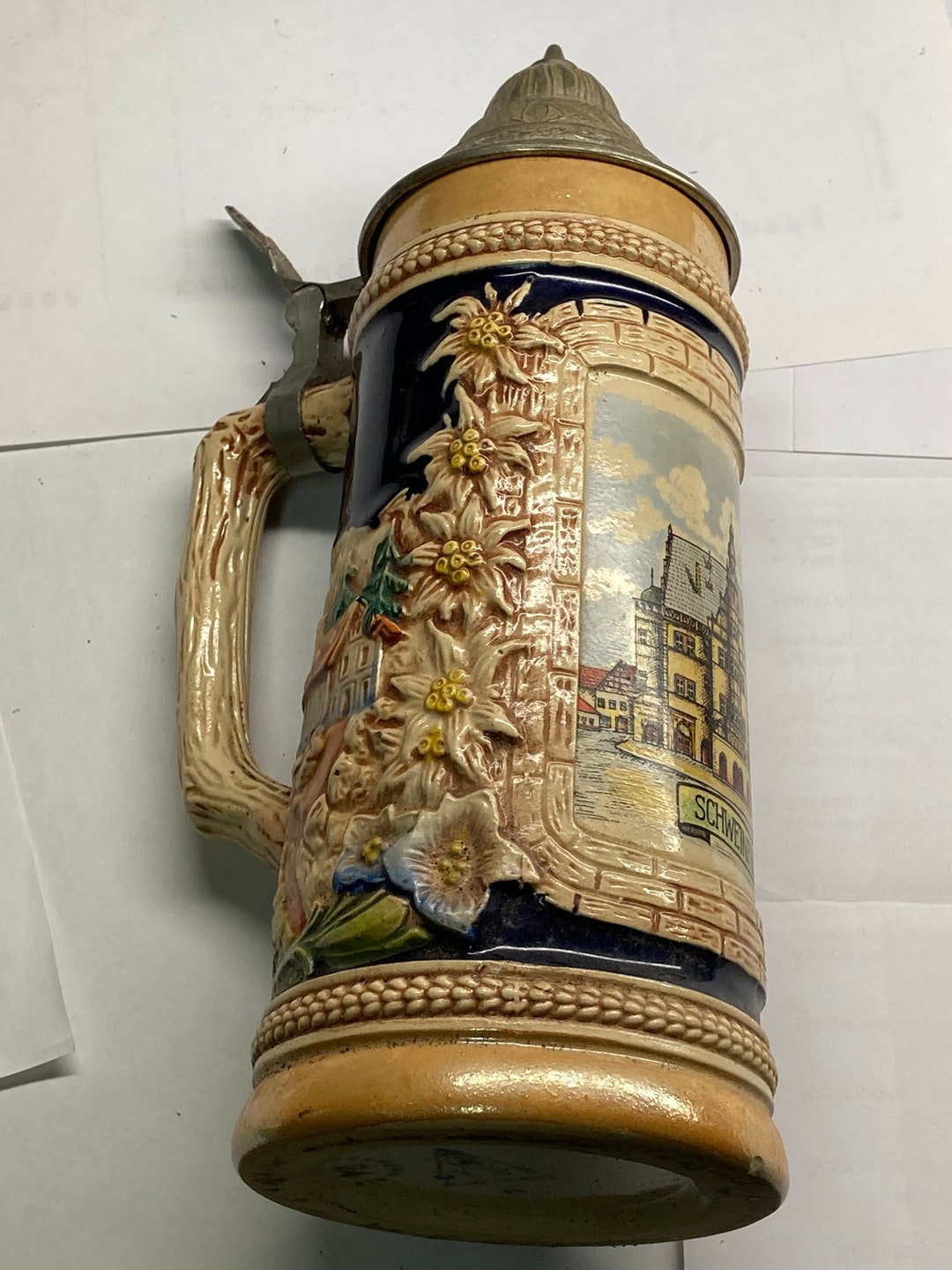 Authentic Vintage German Beer Stein - Etsy