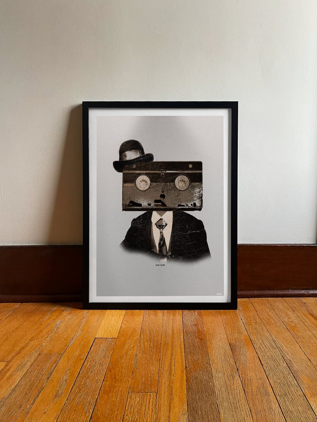 Faces of the Past VHS Tape Digital Art Vintage Art Print Retro Tech ...