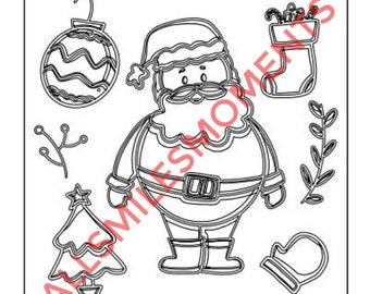 30 Christmas Coloring Pages for Kids (Download Now) - Etsy