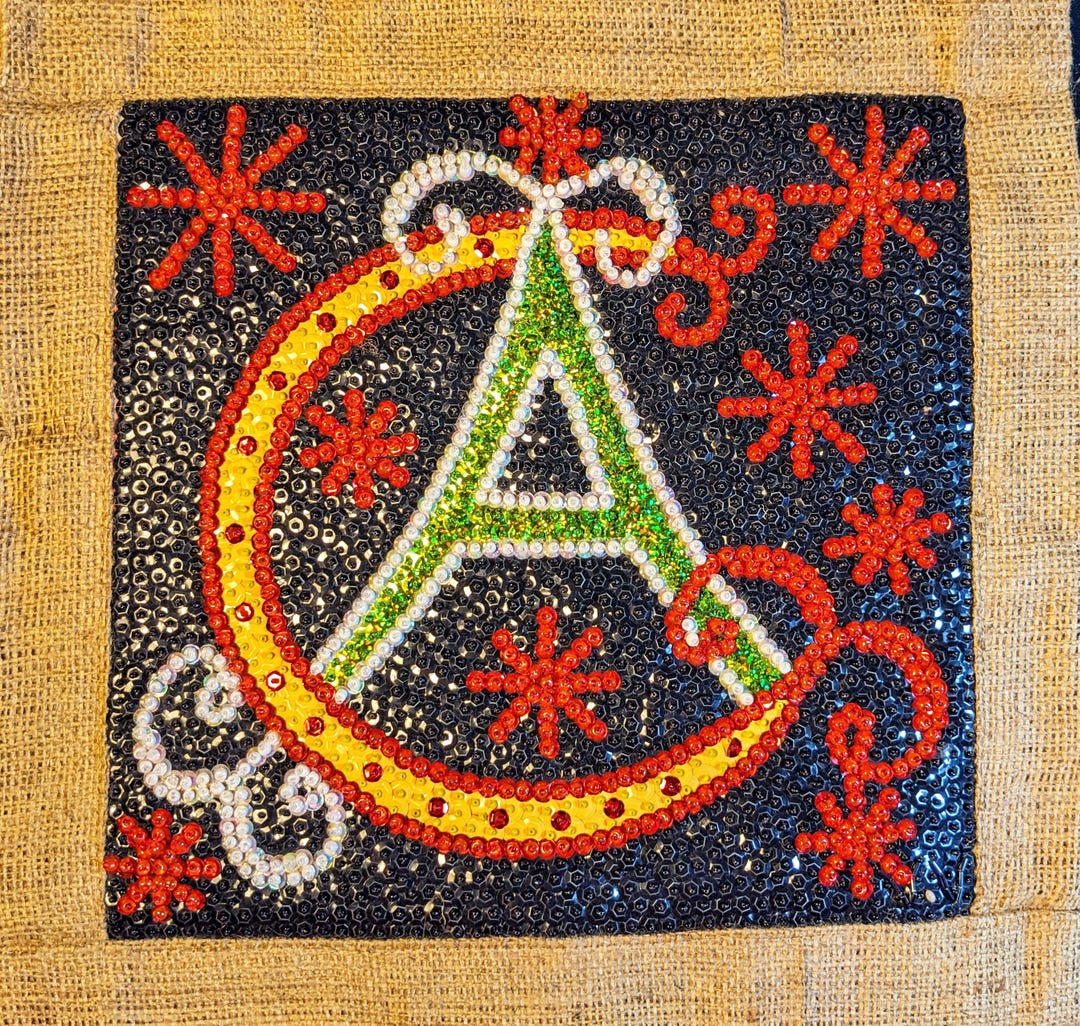 Agaou St Michel Voodoo Flag (veve) by Valentin Valris - Etsy