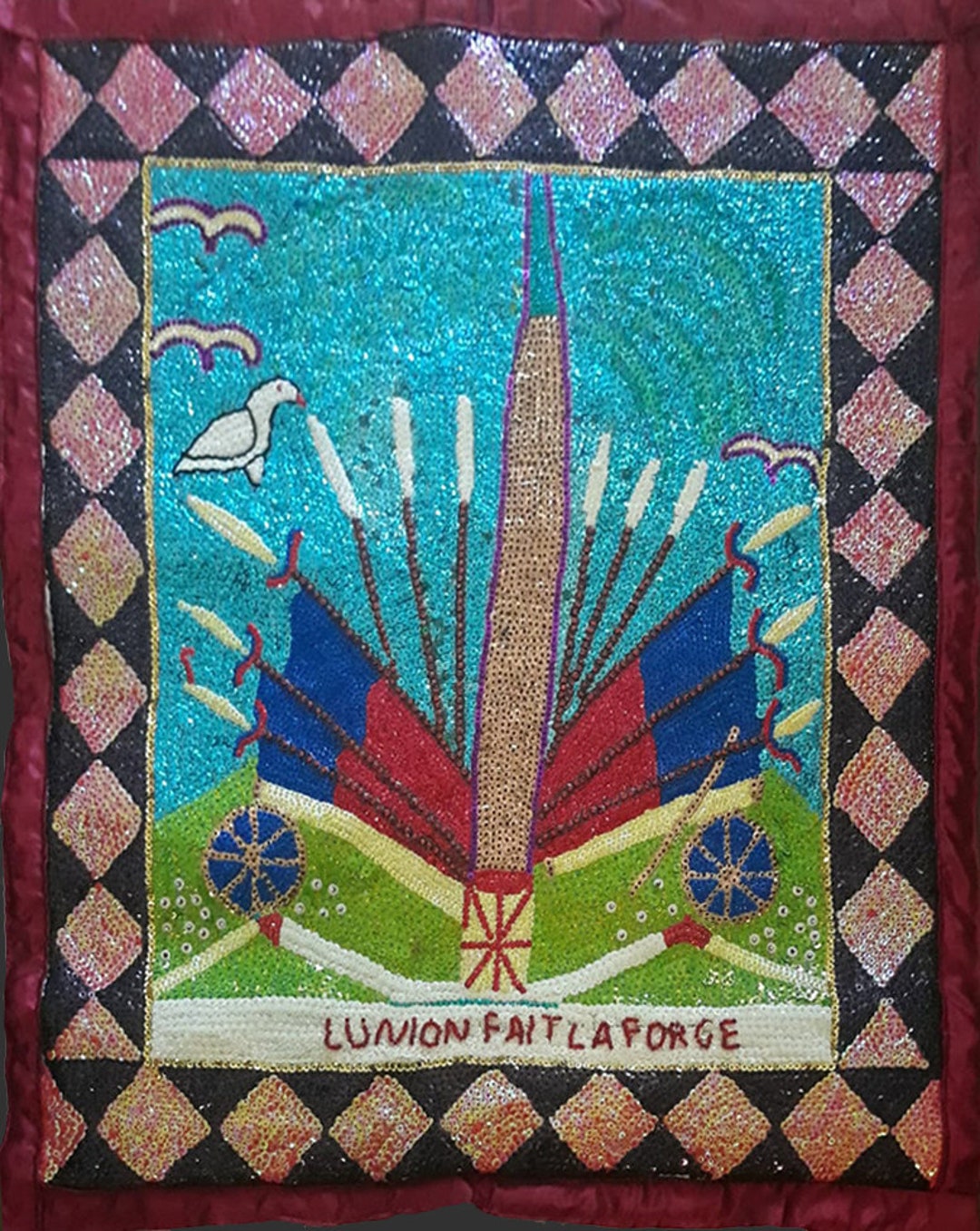 L'union Fait La Force - Flag of Haiti - Etsy
