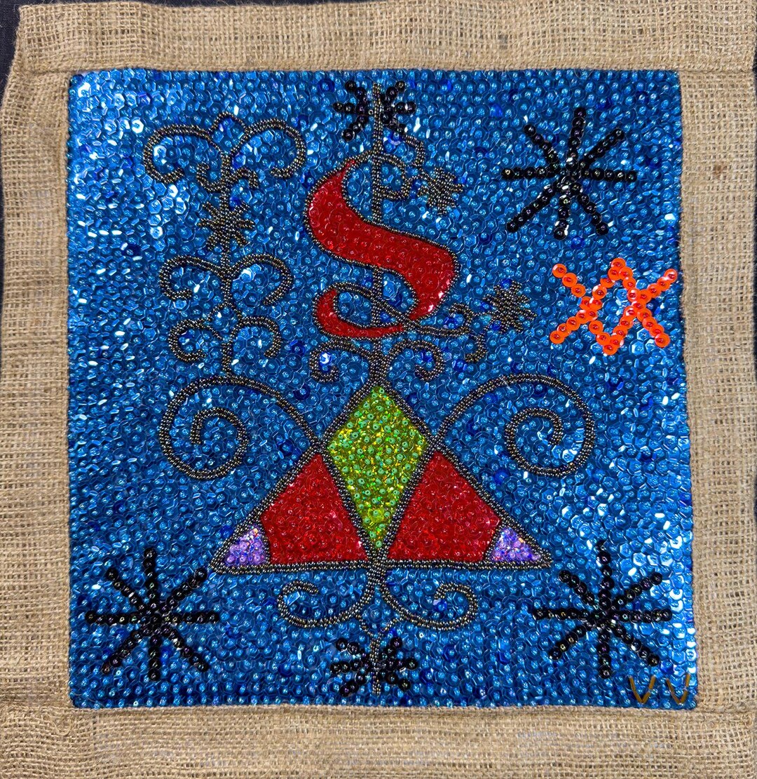 Ogou Feray Voodoo Flag (veve) by Valentin Valris - Etsy