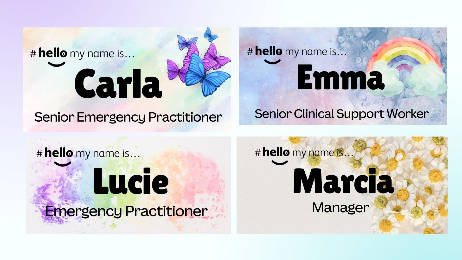 Hello My Name is NHS Badge - Etsy UK