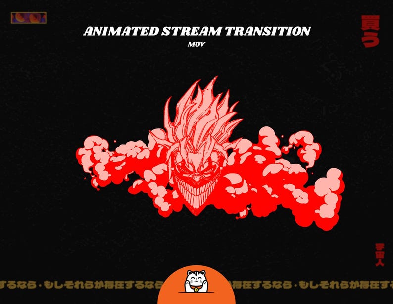 Animated Stream Screen Pack/anime Animated Stream Transition/start ...