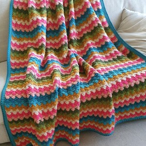 Crochet Blanket PATTERN Gypsy Dreams - 38 Page PDF E-book - US Crochet ...