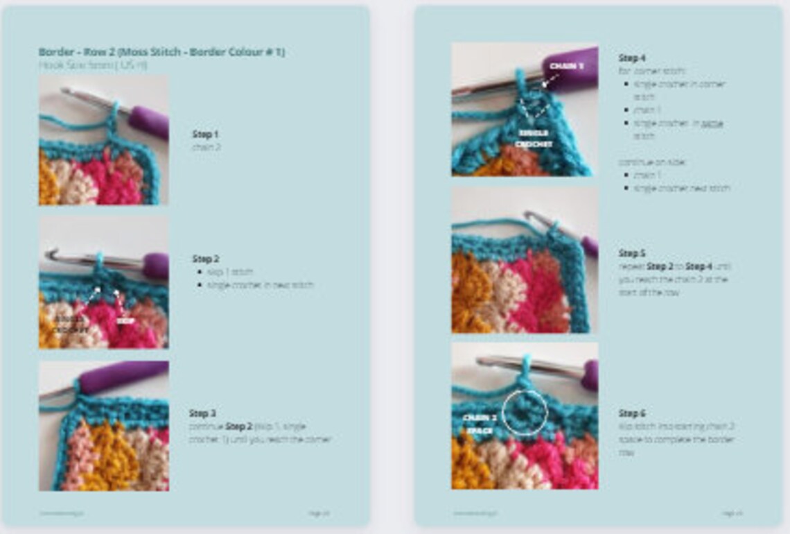 Crochet Blanket PATTERN- Gypsy Dreams Beginner Level PDF (38 Page E ...