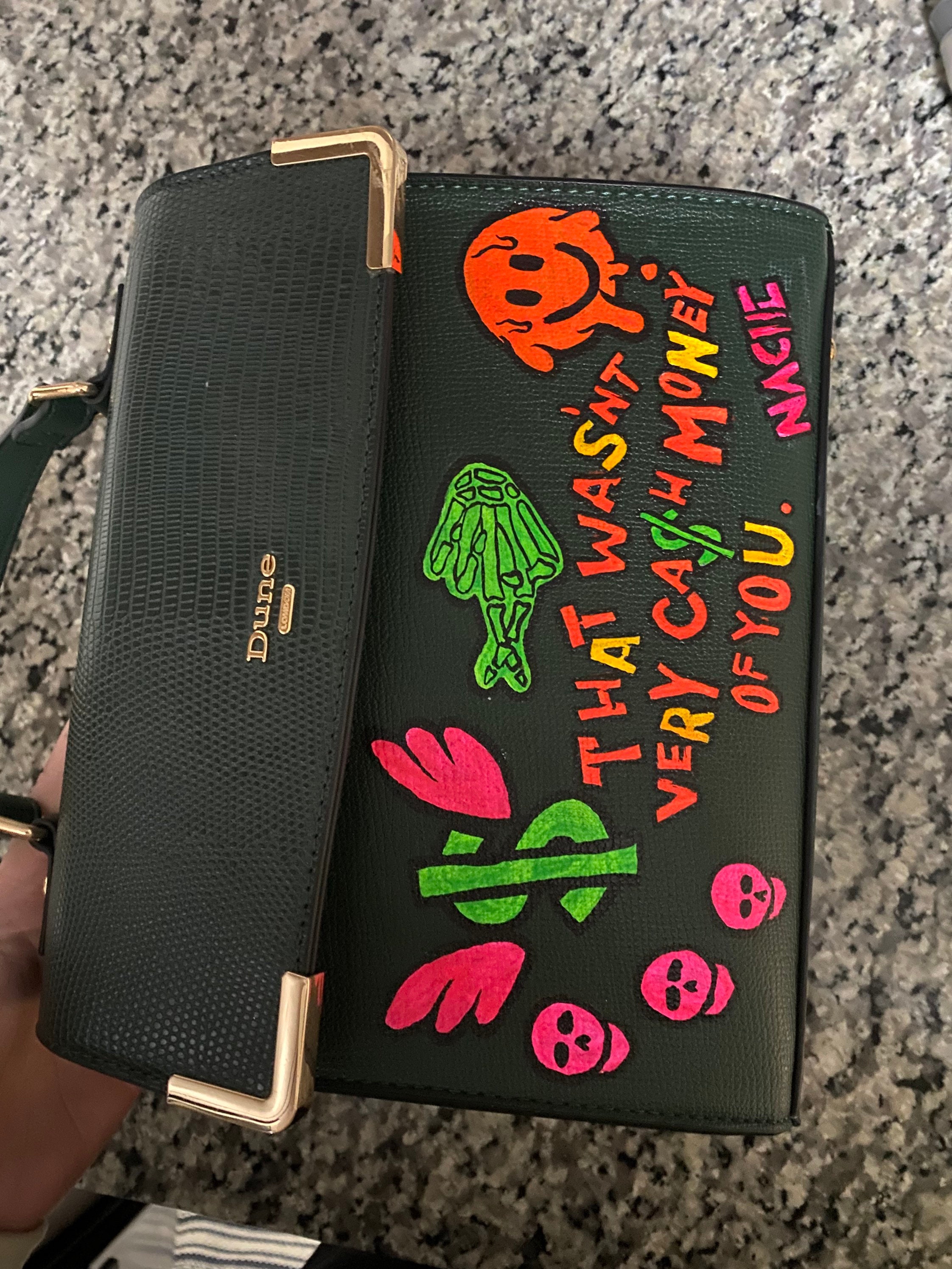 Custom Painted Purse// Example of Work Above // Custom to - Etsy