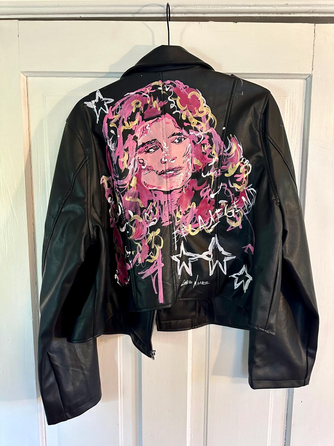 Dolly Parton Painted Jacket 3x - Etsy