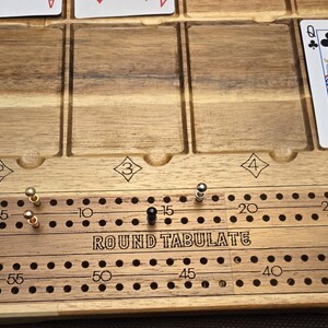 Bespoke, Hardwood Cross Cribb Game Board, Handcrafted, and Folding ...