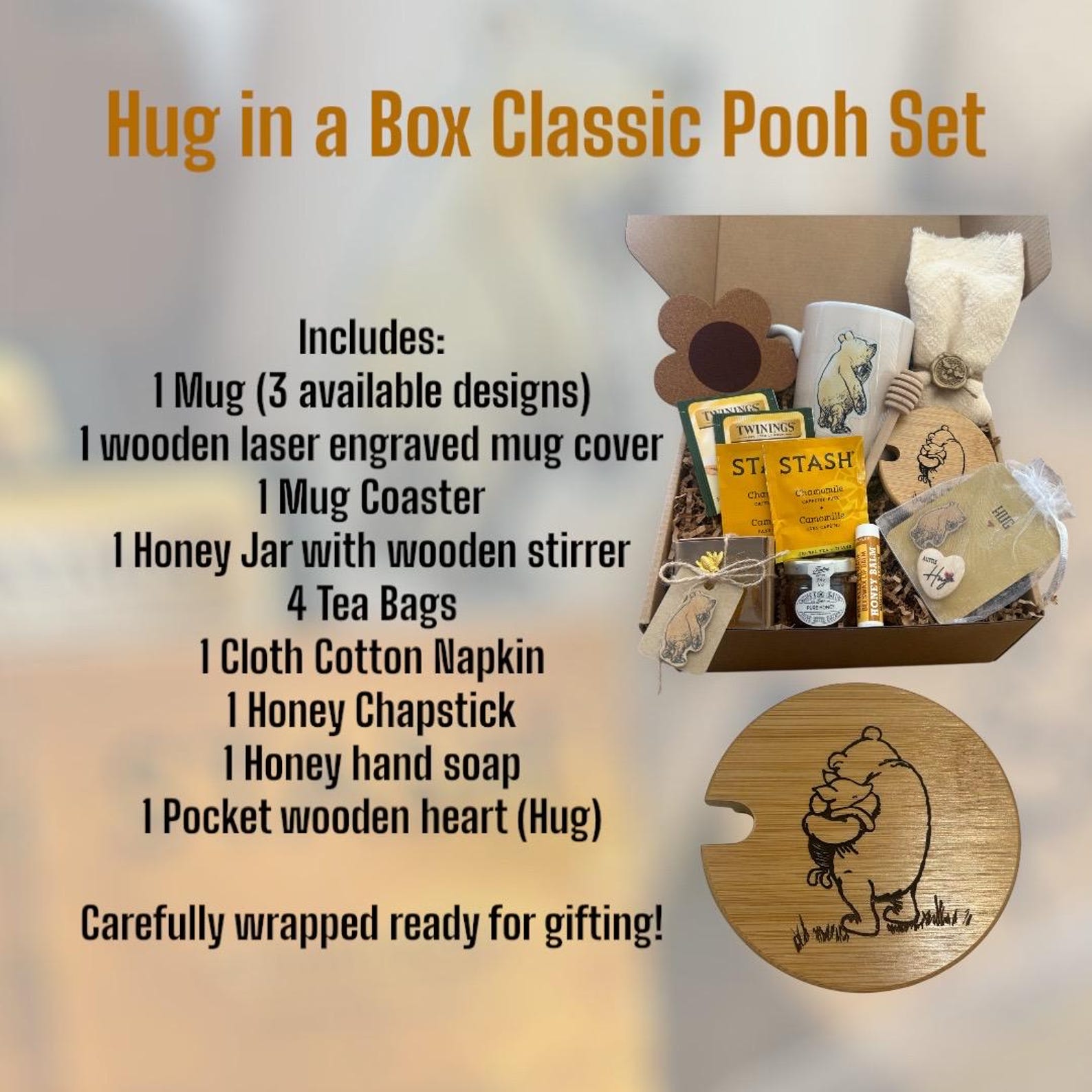 Winnie the Pooh Hug in a Box: Honey Gift Set / Vintage Pooh Care ...