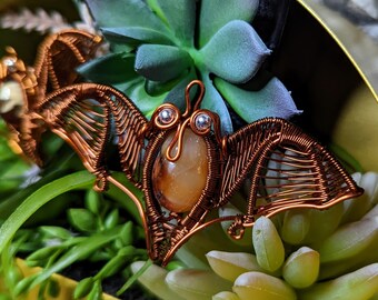 Wire Wrapped Bat Pendant - Etsy