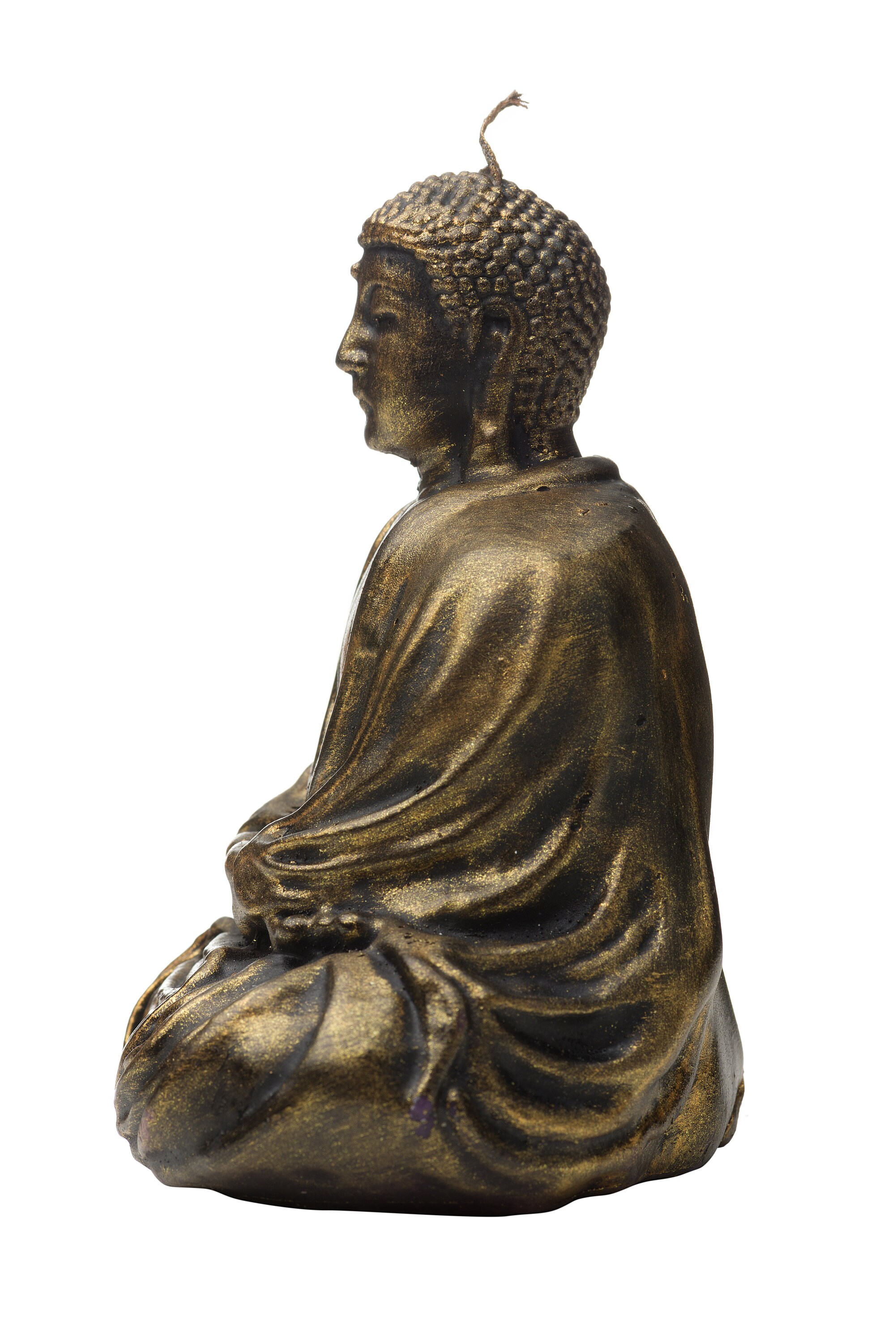 Meditating Buddha Candle Luxury Handmade Hand-painted Candle Sitting ...