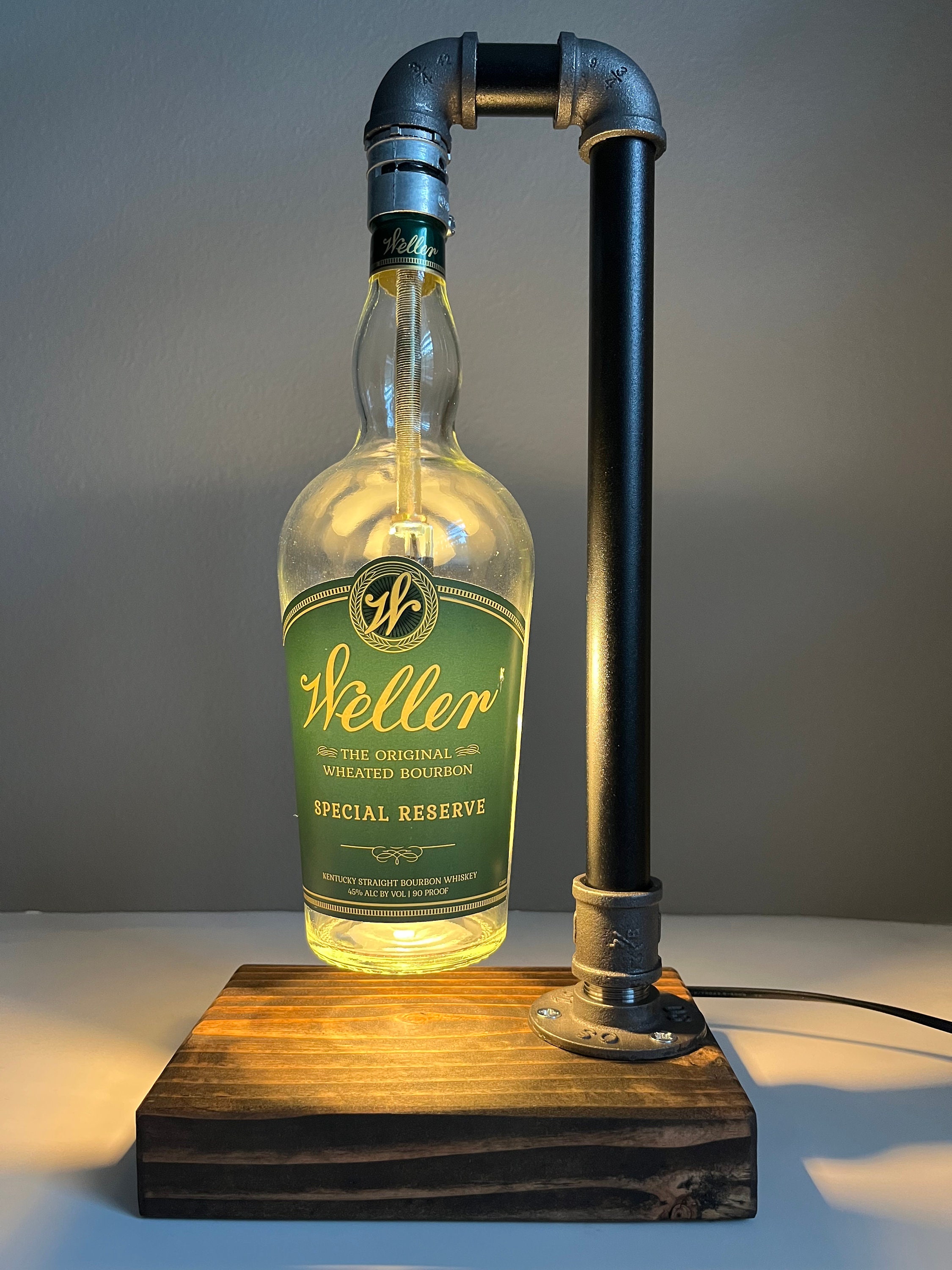 Weller Bourbon Lamp Weller Bourbon Gift Whiskey Bottle - Etsy