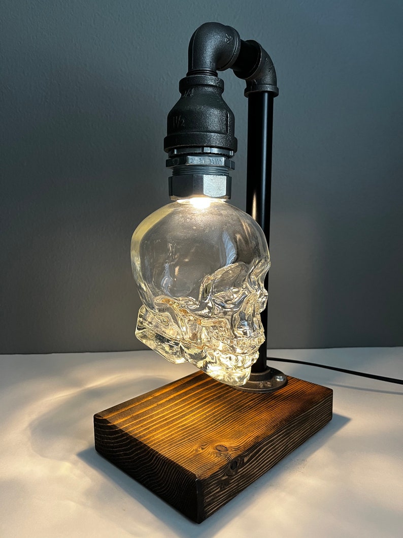 Crystal Head Vodka Lamp Skull Lamp Skull Decor Skull Light - Etsy