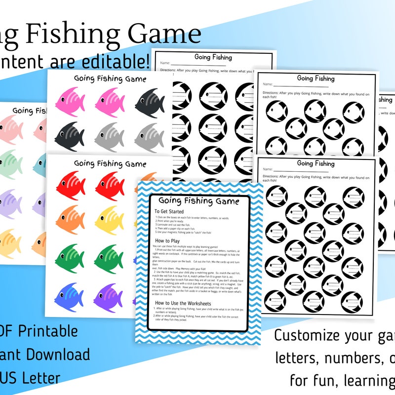 Fishing Game - Etsy