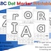 Alphabet Dot Marker Printables, ABC Do A Dot, Upper and Lower Case ...
