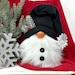 Frazzled Snowman, Cute Unique Fluffy Furry Holiday Decor, Long White ...