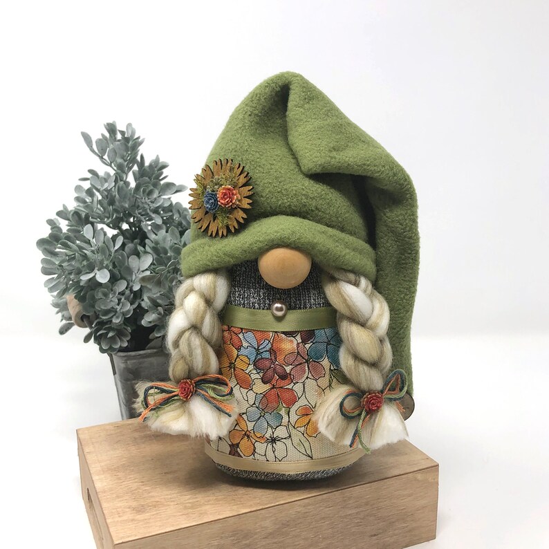 Fall Decor Female Gnome Garden Gnomes Boho Gnome Rustic - Etsy