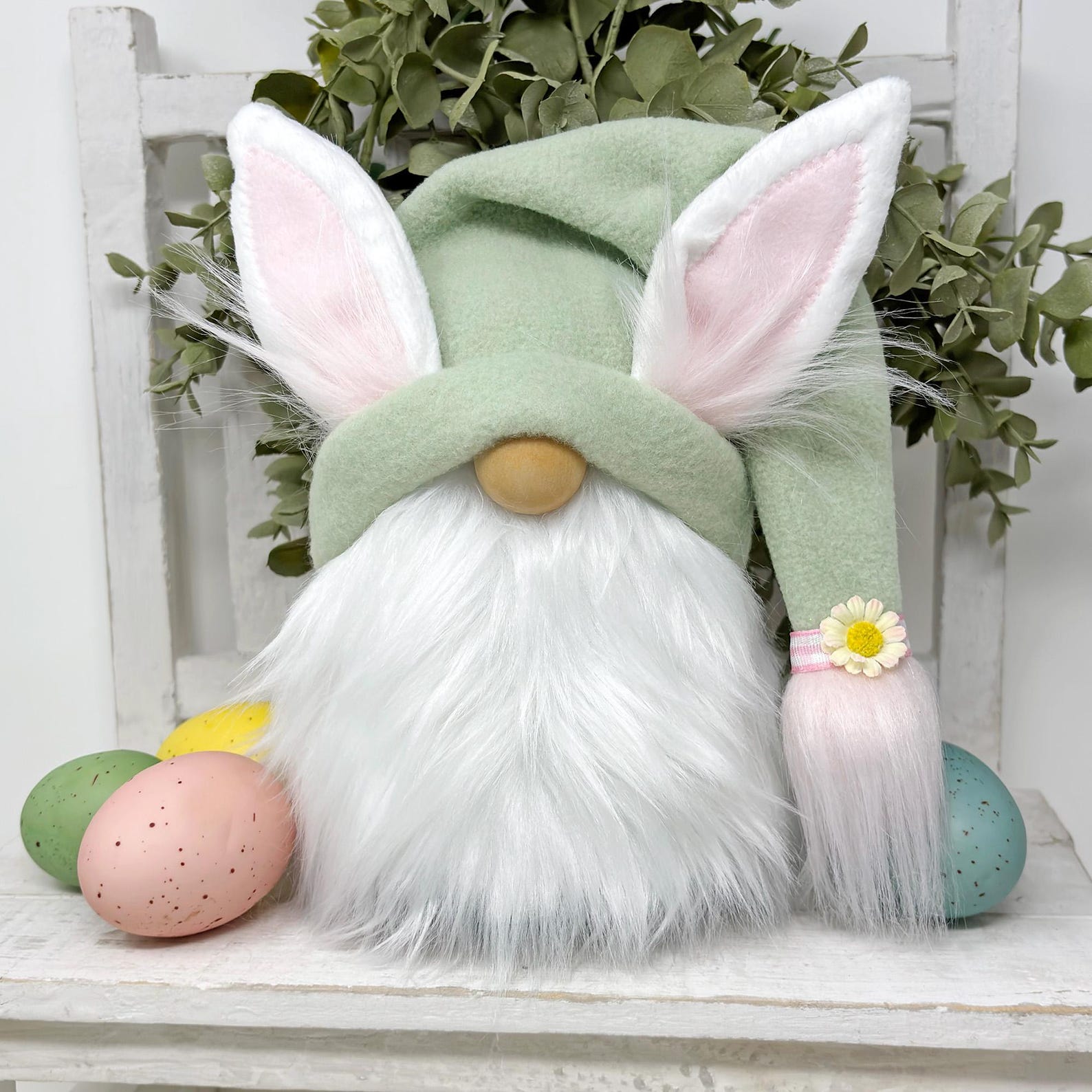 Bunny Gnome | Easter Gnome, Spring Gnome, Easter Decorations, Handmade ...