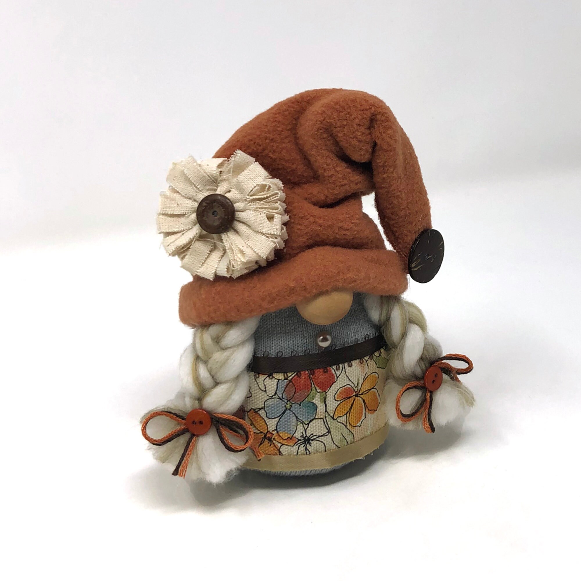 Small Boho Female Gnome Fall Gnome Decor Tiered Tray Decor - Etsy