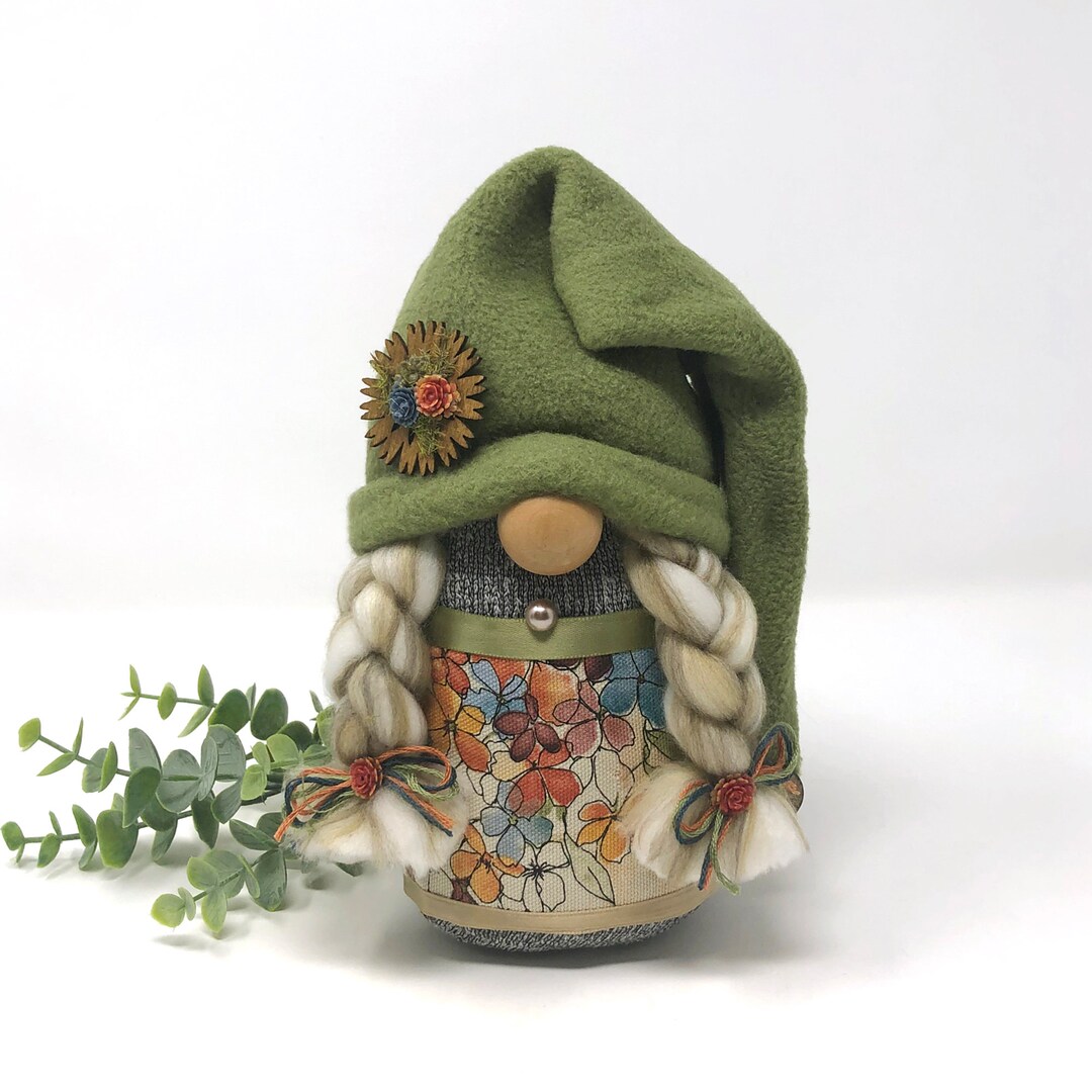 Fall Decor Female Gnome Garden Gnomes, Boho Gnome, Rustic Modern Decor ...