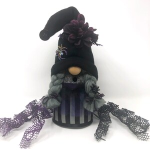 Halloween Gnome Couple Fall Home Decor, Witch Gnome, Goth Gnomes - Etsy